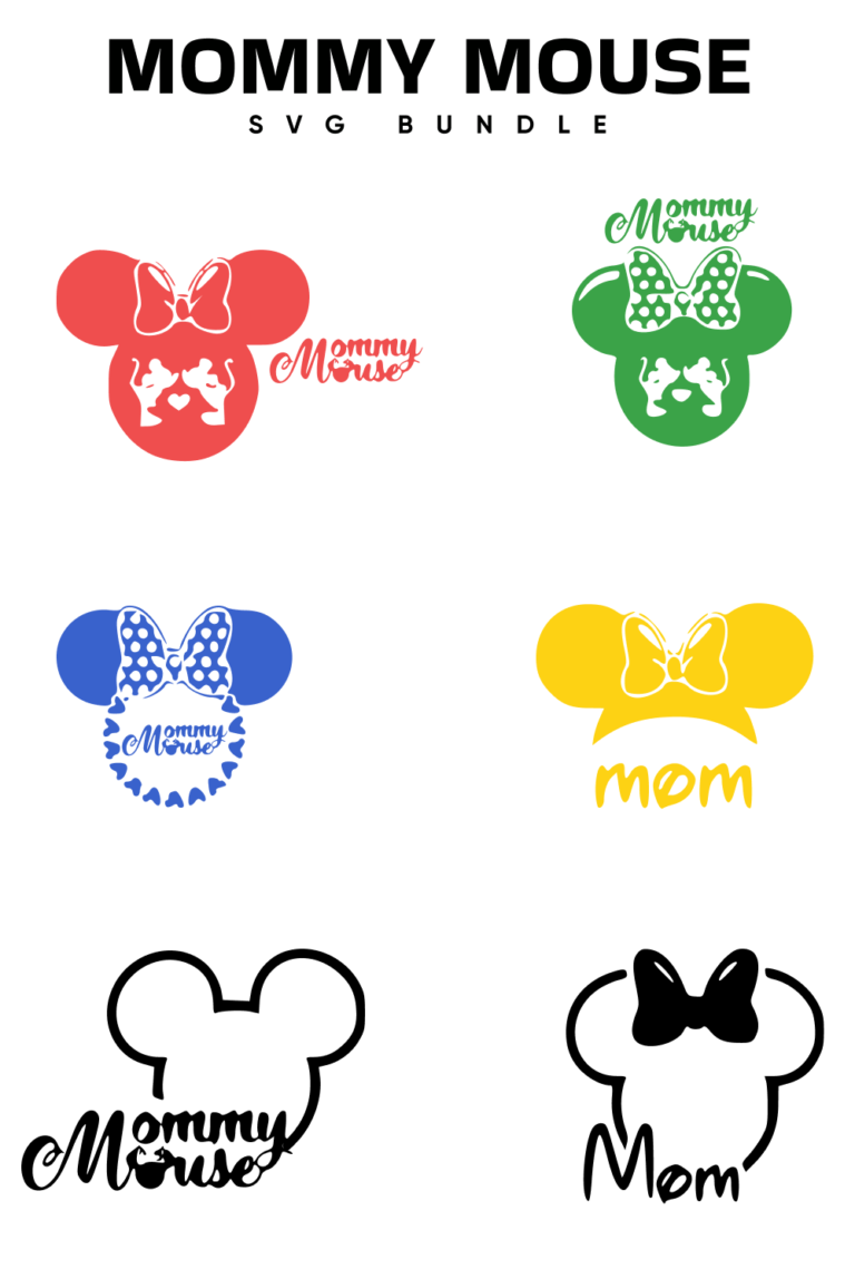 Mommy Mouse SVG – MasterBundles