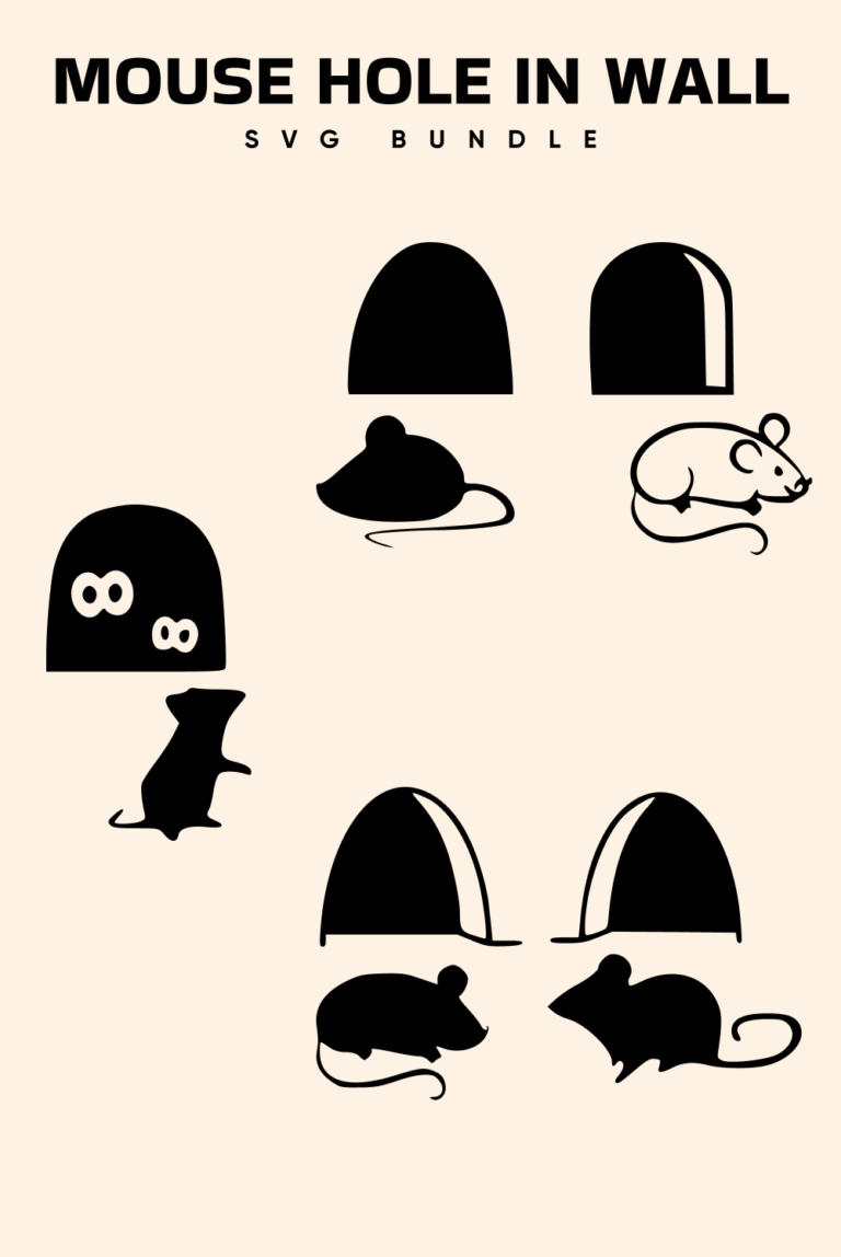 Mouse Hole in Wall SVG – MasterBundles