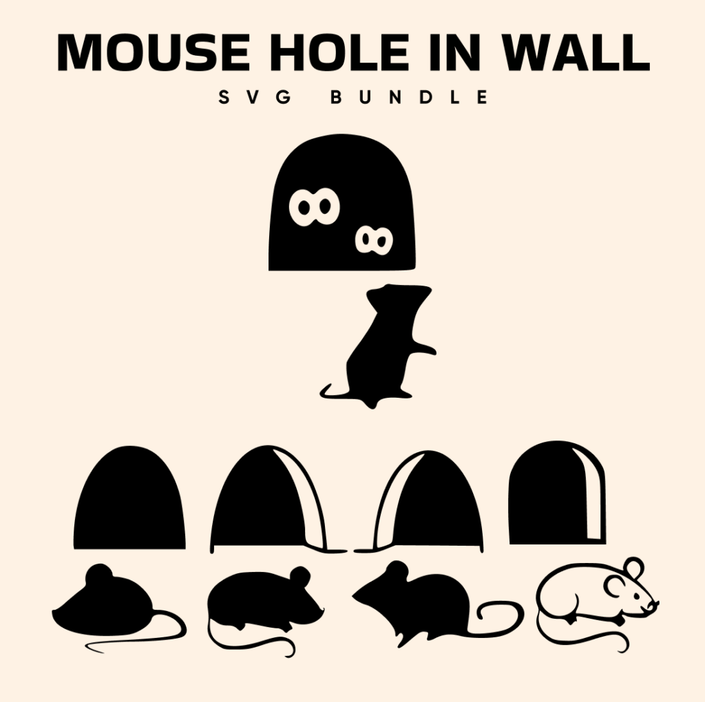 Mouse Hole in Wall SVG – MasterBundles