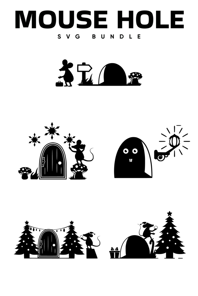 Mouse Hole SVG Files – MasterBundles