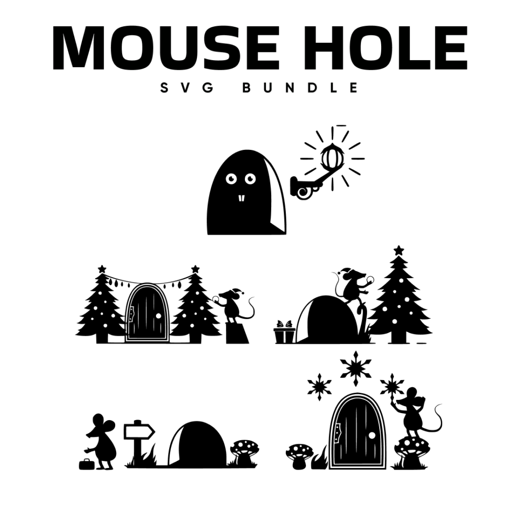 Mouse Hole in Wall SVG – MasterBundles