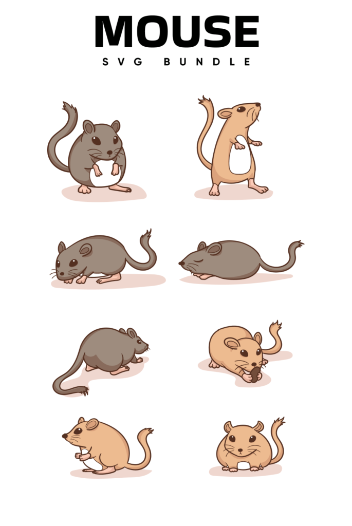 Mouse SVG Files – MasterBundles