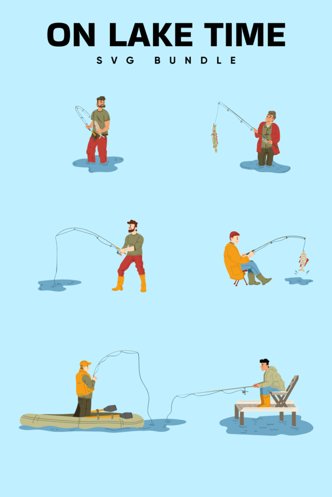 On Lake Time SVG Designs – MasterBundles
