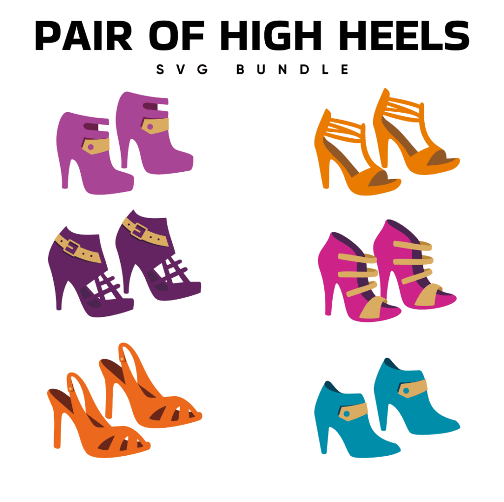 Heels SVG Files Bundle – MasterBundles