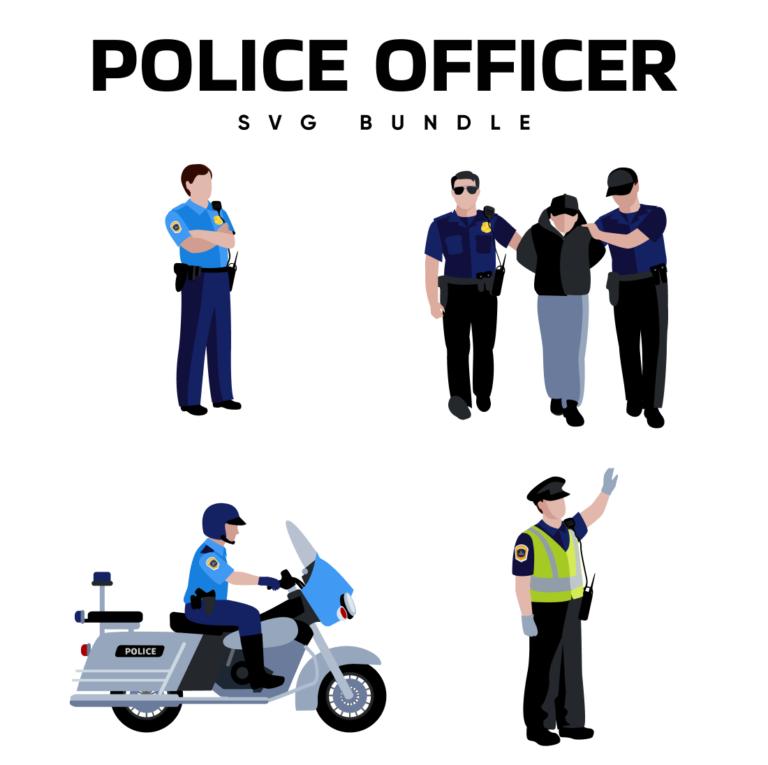 Police Officer SVG Designs – MasterBundles
