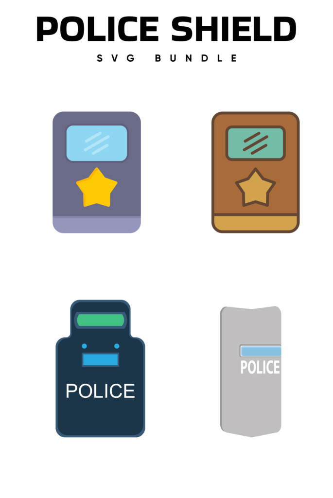 Police Shield SVG Designs – MasterBundles