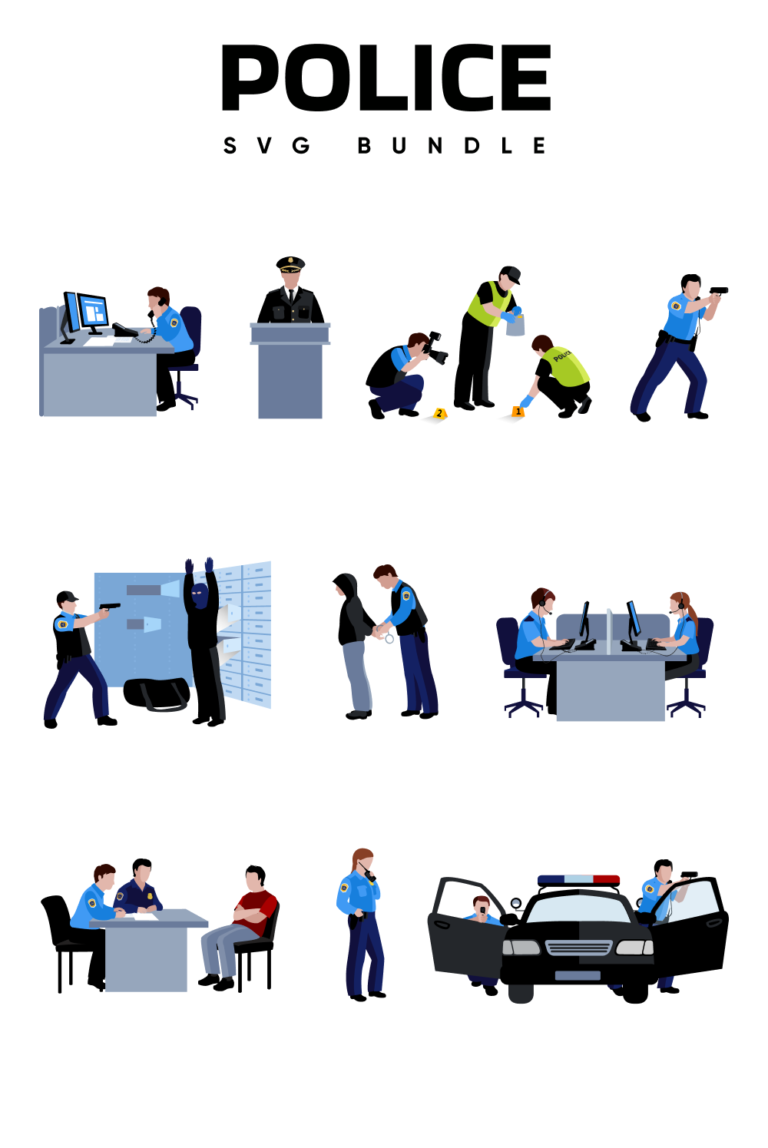 Police SVG Designs – MasterBundles