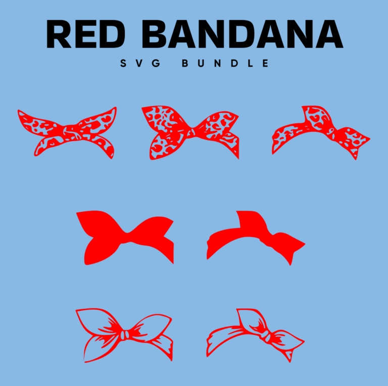 Red Bandana SVG – MasterBundles