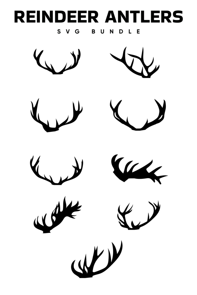 Reindeer Antlers Svg Masterbundles