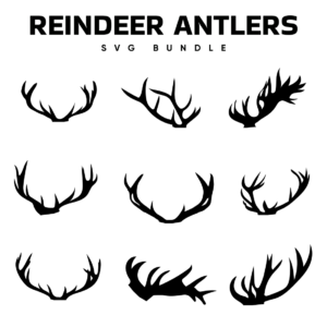 Reindeer Antlers SVG – MasterBundles