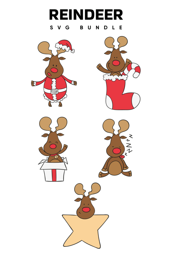 Reindeer SVG Files – MasterBundles
