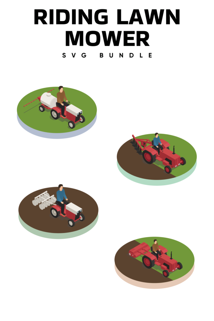 Riding Lawn Mower SVG Designs – MasterBundles