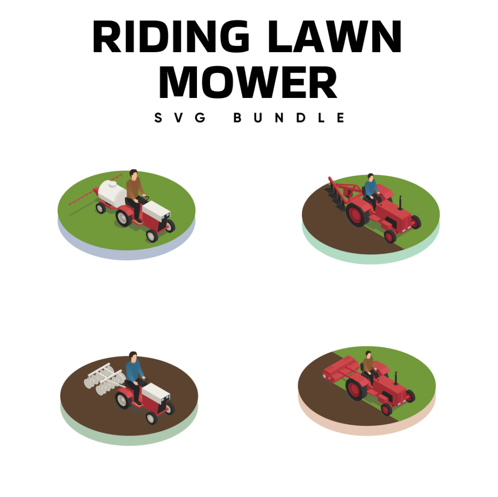 Riding Lawn Mower SVG Designs – MasterBundles