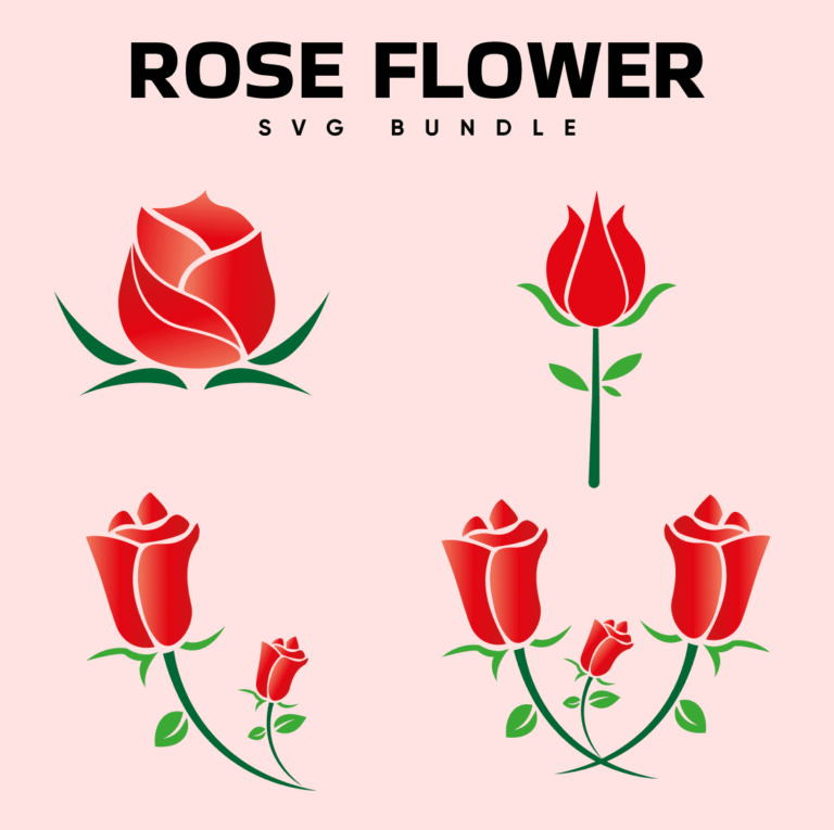 Rose Flower SVG – MasterBundles