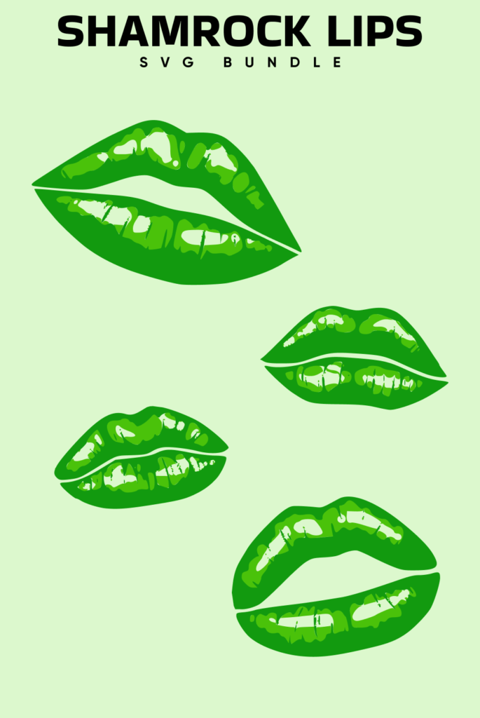 Shamrock Lips SVG – MasterBundles