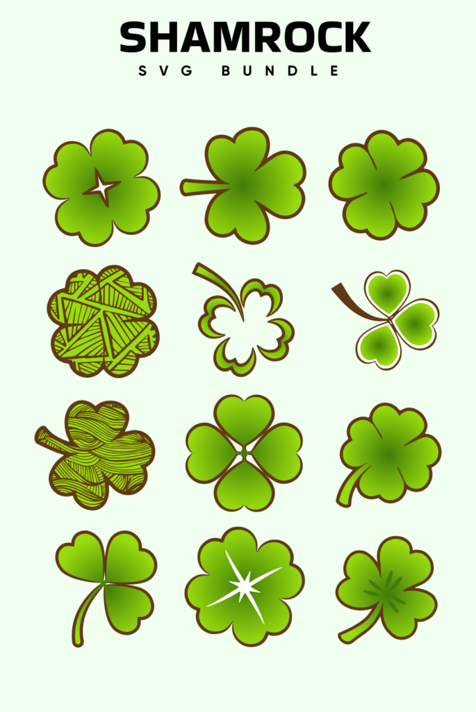 Shamrock SVG pack – MasterBundles