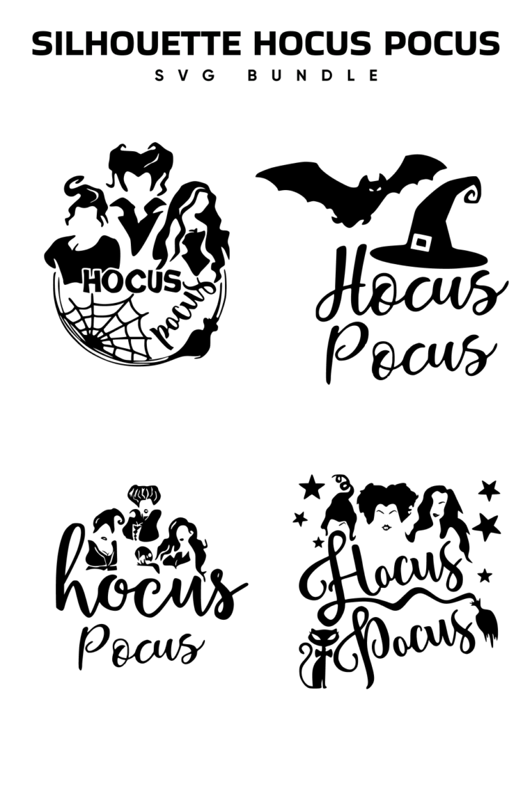 Silhouette Hocus Pocus SVG – MasterBundles