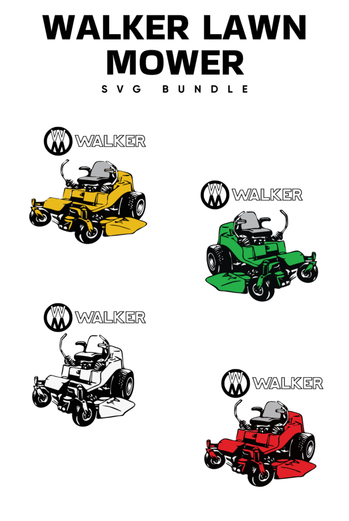 Walker Lawn Mower SVG Designs – MasterBundles