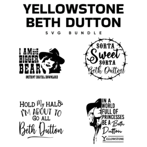 Yellowstone Beth Dutton SVG – MasterBundles