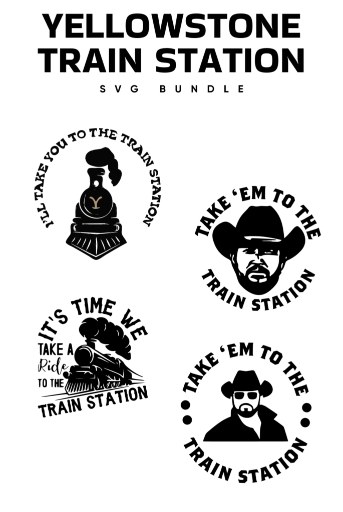 Yellowstone Train Station SVG – MasterBundles