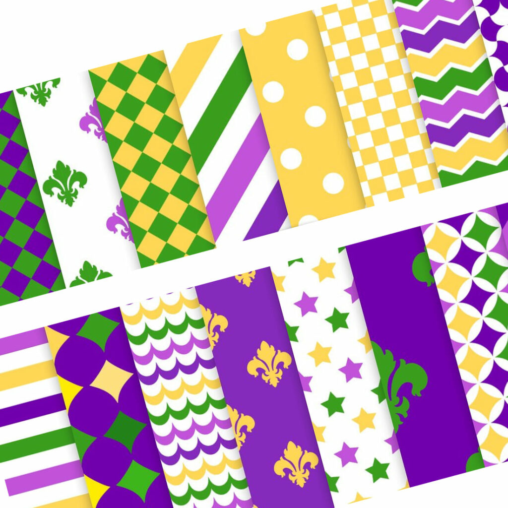 Mardi Gras Background Digital Paper – MasterBundles