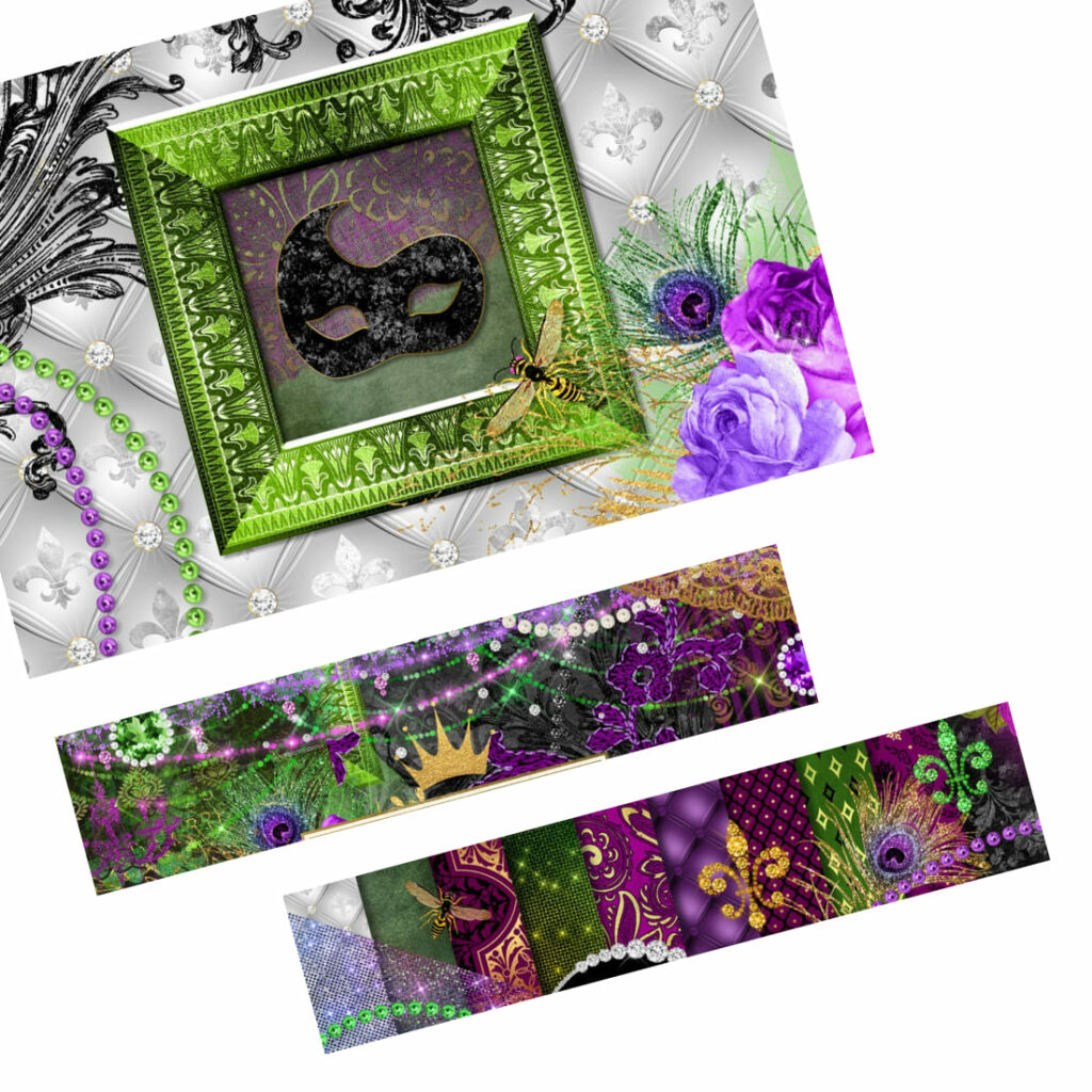 Mardi Gras Digital Scrapbook Kit – MasterBundles