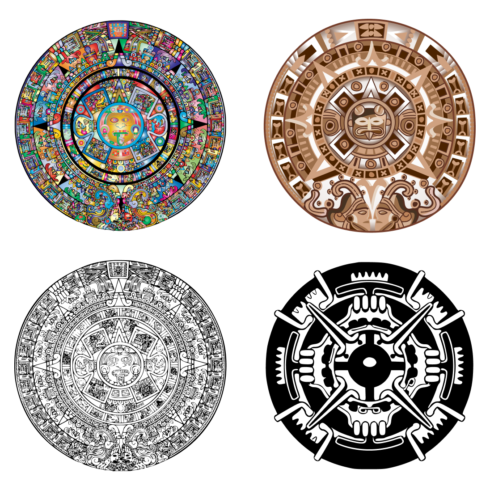 Aztec Calendar SVG – MasterBundles