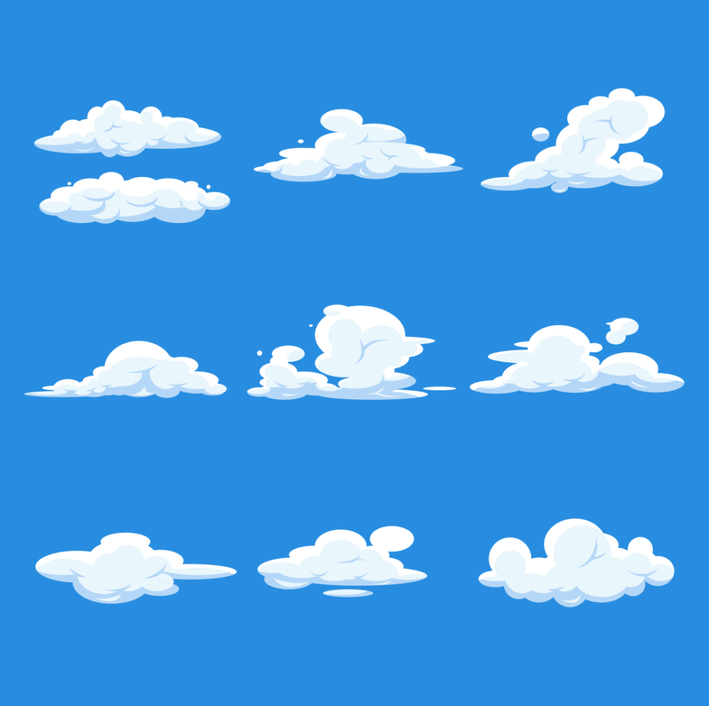 Cloud SVG Designs – MasterBundles
