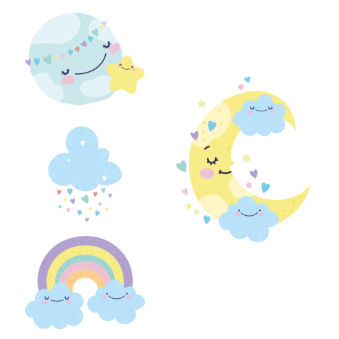 Cute Cloud SVG Designs – MasterBundles