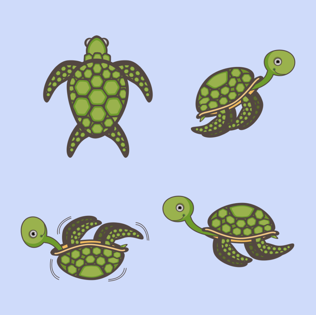 Cute Sea Turtle SVG Files – MasterBundles