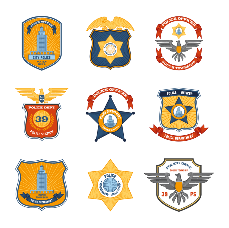 Generic Police Badge SVG Designs – MasterBundles