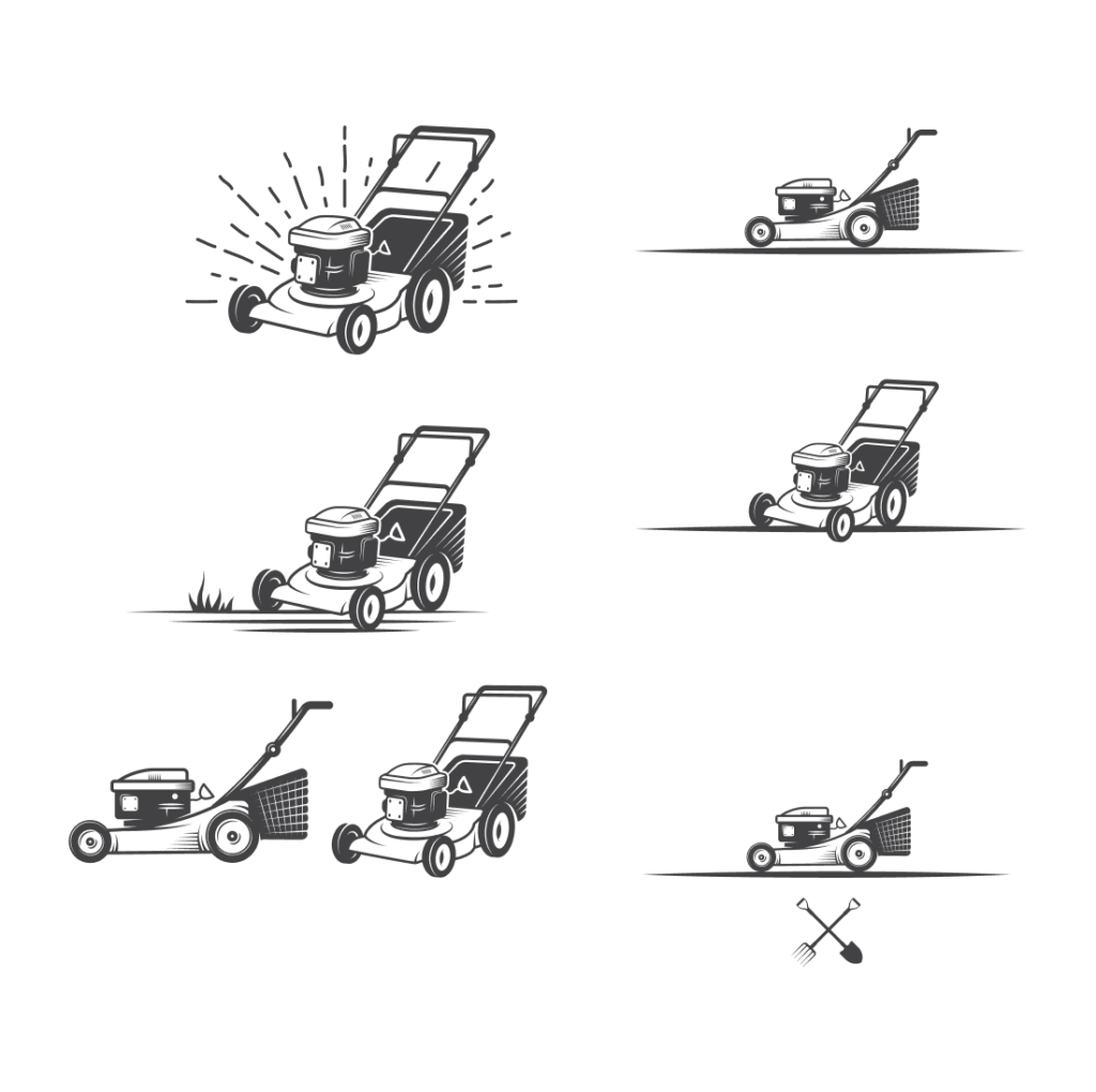 Lawn Mower SVG Designs – MasterBundles