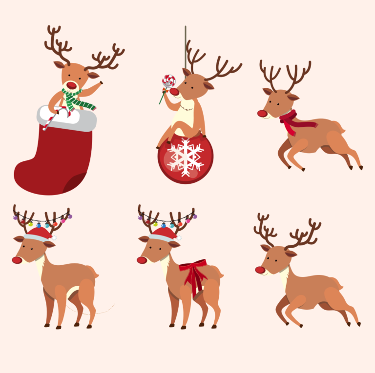 Rudolph the Red Nosed Reindeer SVG – MasterBundles