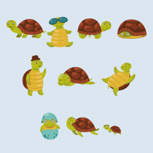 Sea Turtle Family Svg Files | MasterBundles