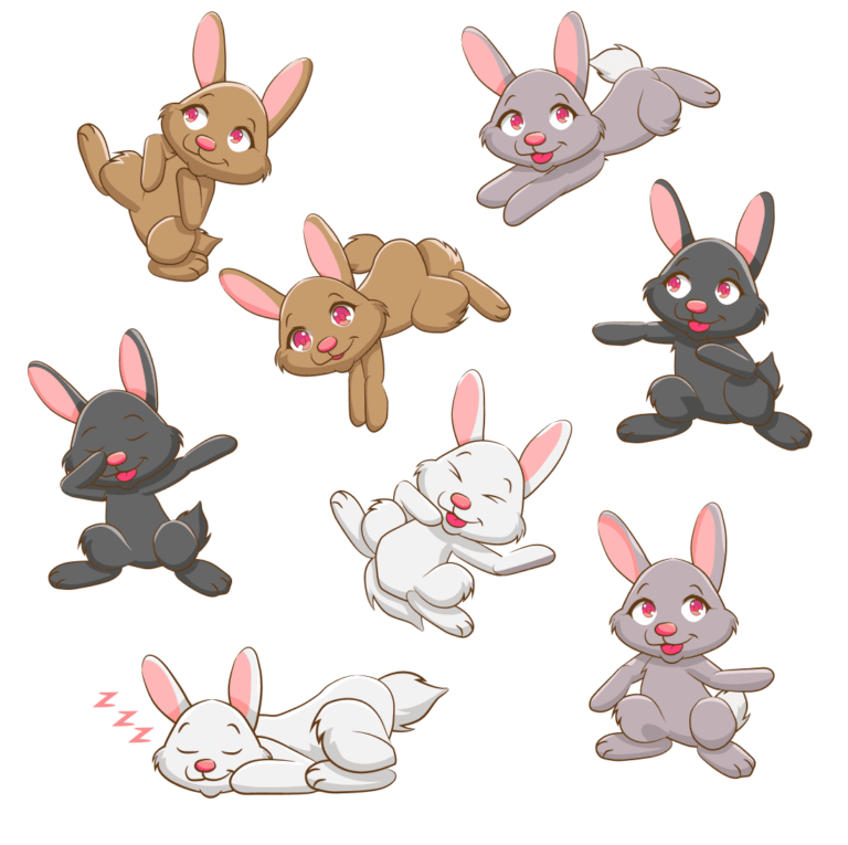 Rabbit SVG Designs Bundle – MasterBundles