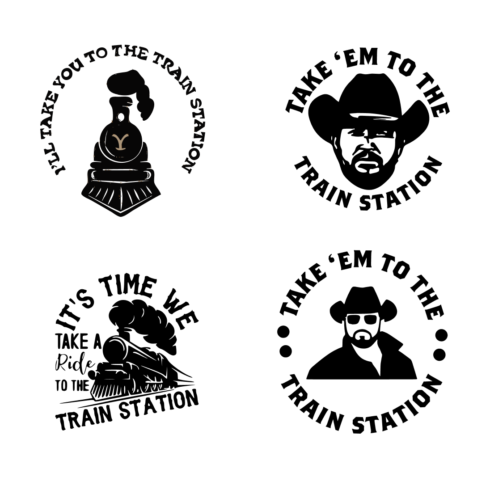 Yellowstone Train Station SVG – MasterBundles
