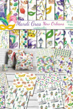Mardi Gras New Orleans Patterns – MasterBundles