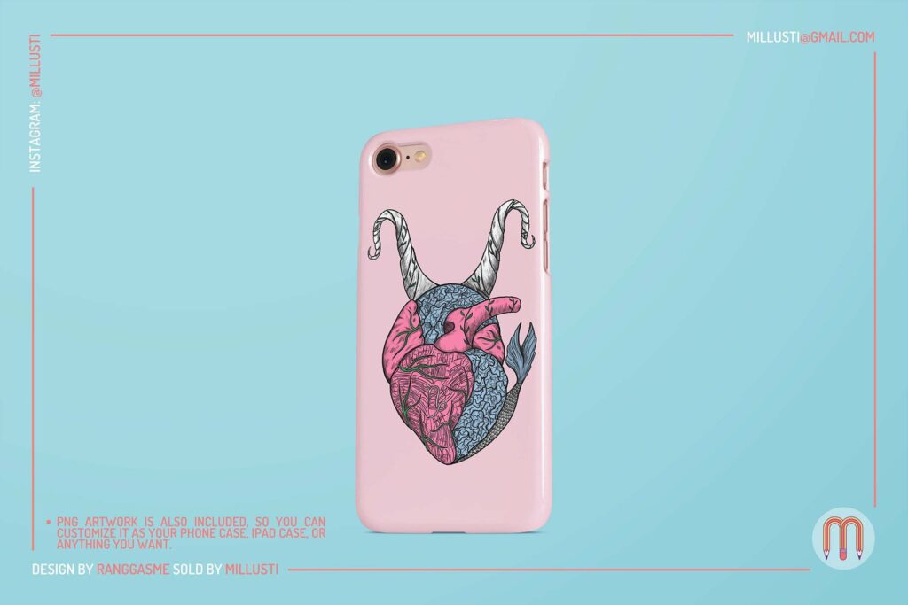 Capricorn Heart Capricorn Sticker – MasterBundles