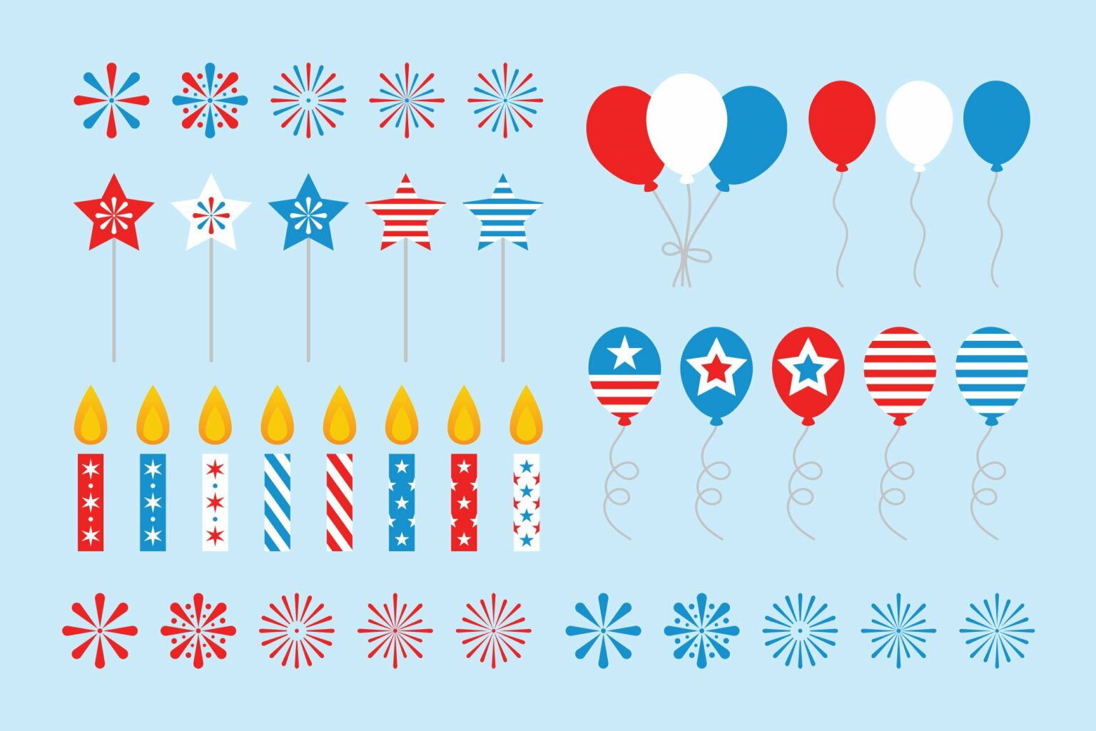 Independence Day Clipart – MasterBundles