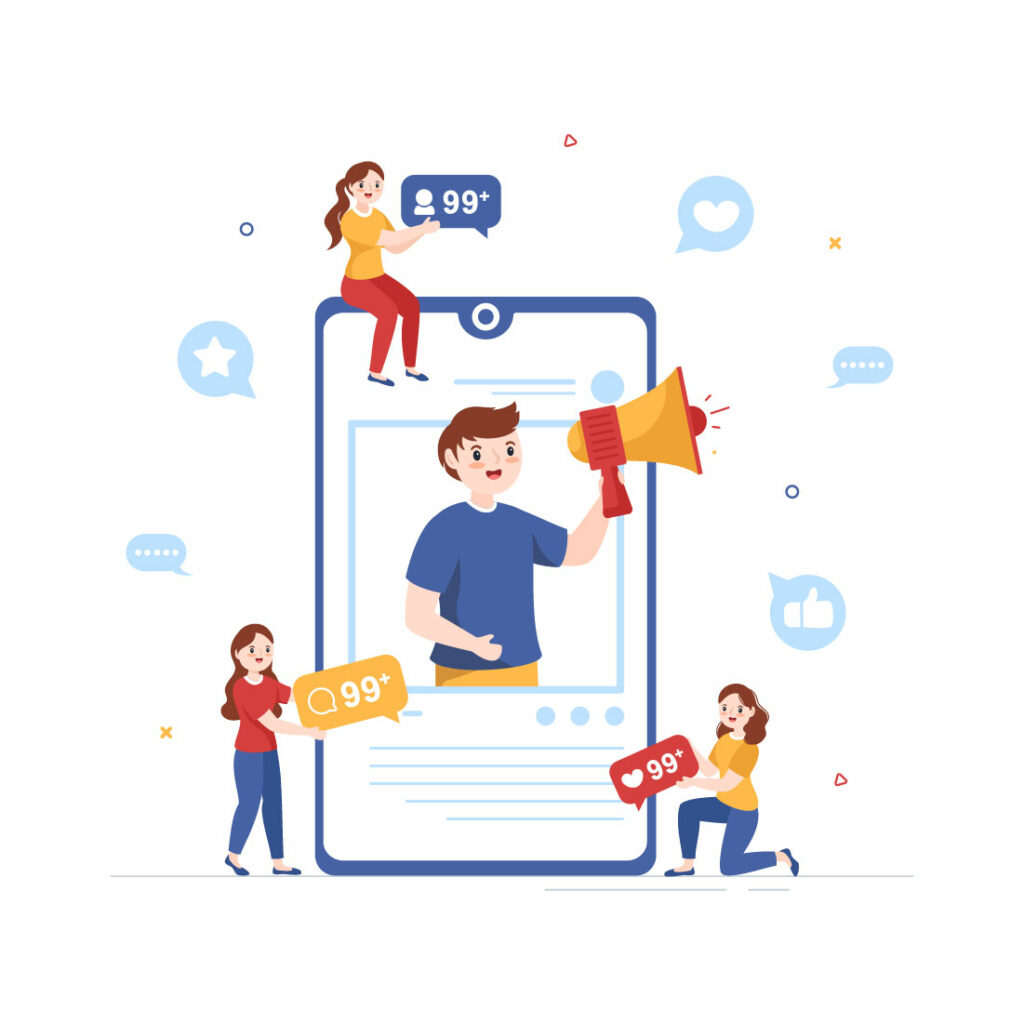 12 Celebrity Influencer Design Illustration - MasterBundles