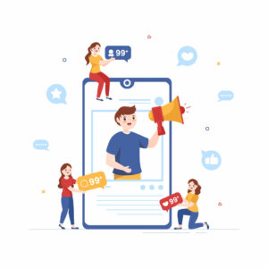 12 Celebrity Influencer Design Illustration | MasterBundles
