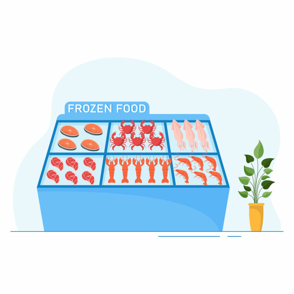 10 Frozen Food Store Illustration - MasterBundles