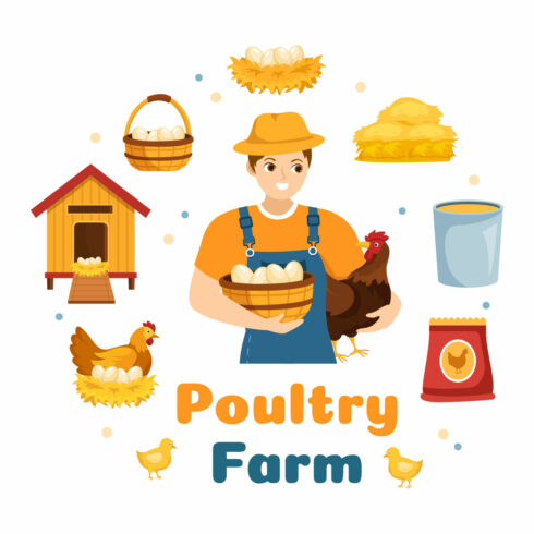 17 Poultry Farm Design Illustration - MasterBundles
