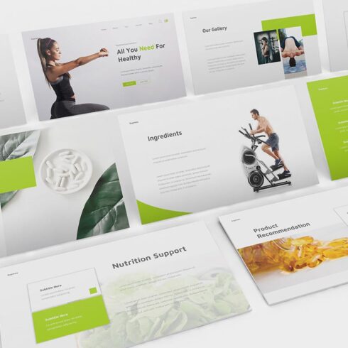 Supplements Powerpoint Template | MasterBundles