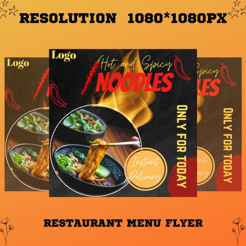 MENU FLYER TEMPLATE - MasterBundles