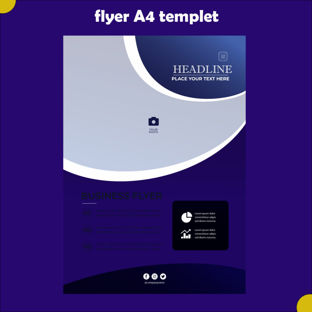 flyer A4 templet - MasterBundles