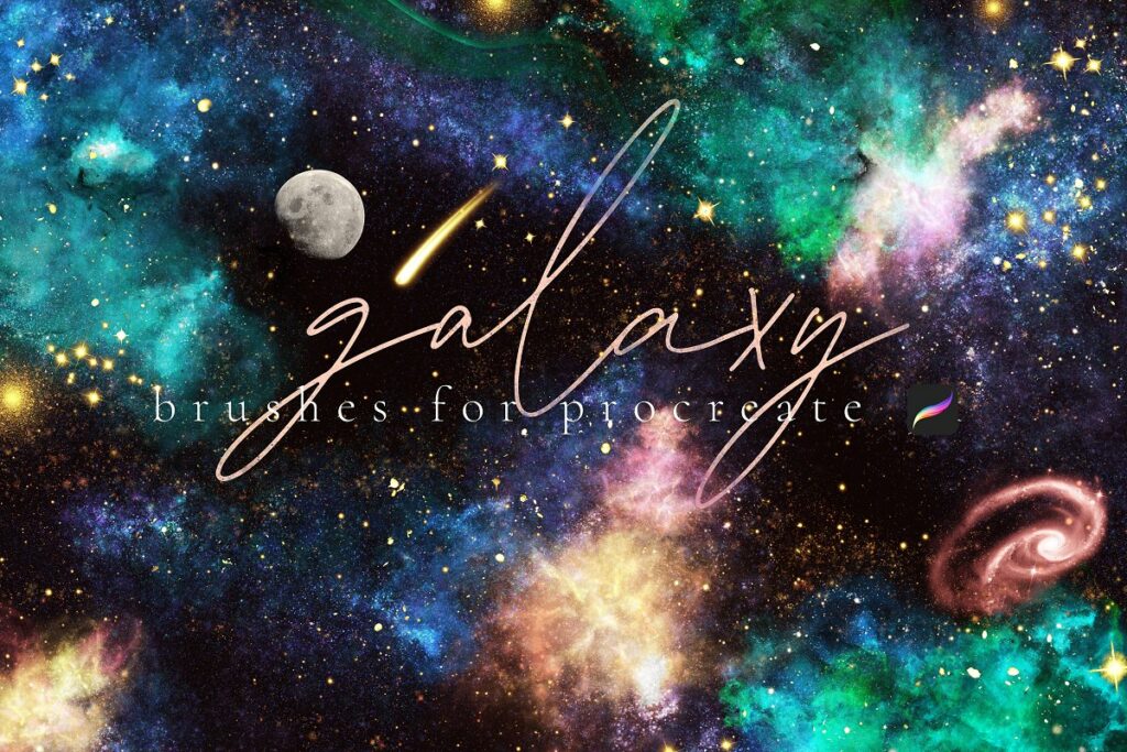 Galaxy Brushes for Procreate – MasterBundles