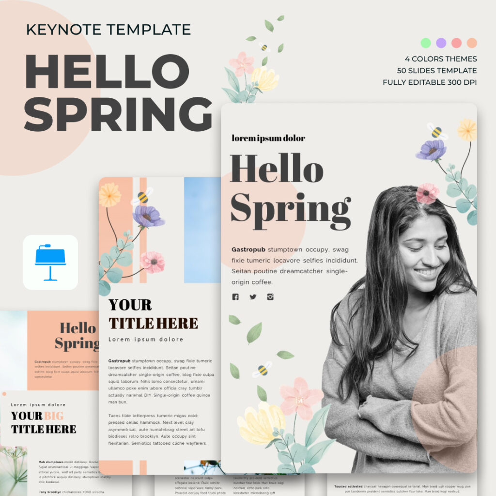 Hello Spring Keynote Template – MasterBundles