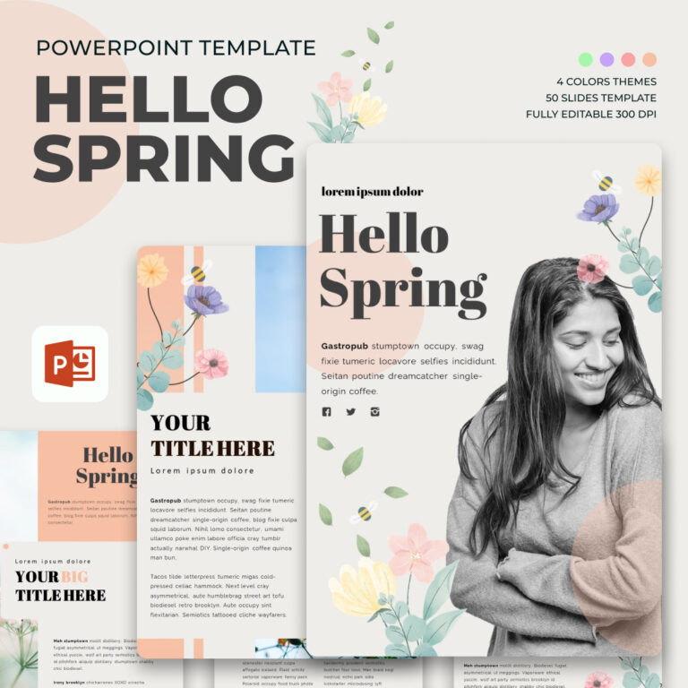 Flowers - Powerpoint Presentation Template | MasterBundles