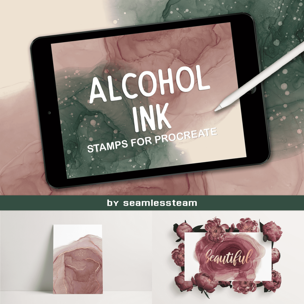 Alcohol Ink Stamps For Procreate – MasterBundles